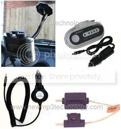 Connecting an Archos AV500 Portable DVR player to Vert NAV - pics ...
