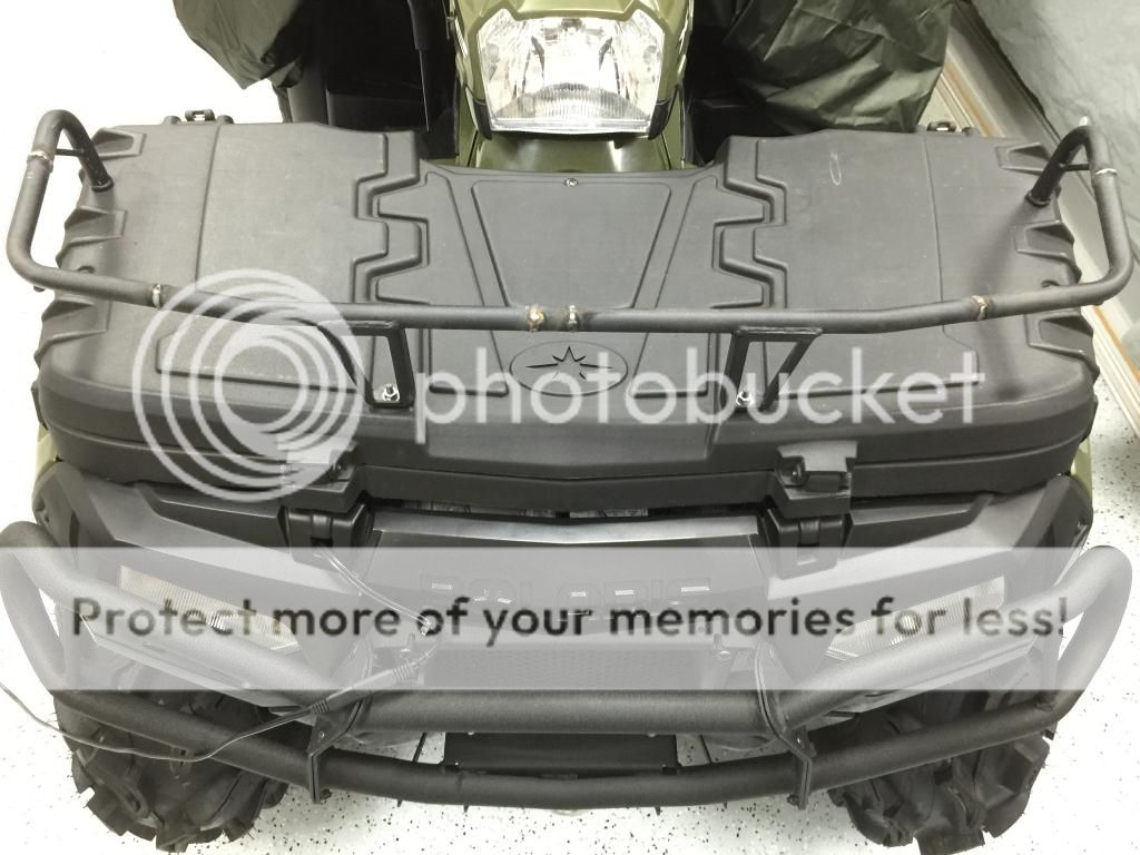 Lock n ride front box with rack extender? | Polaris ATV Forum